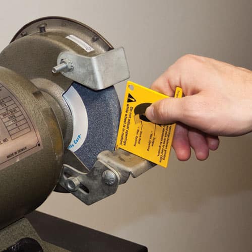Bench Grinder Safety Gauge with Tether KSC096T